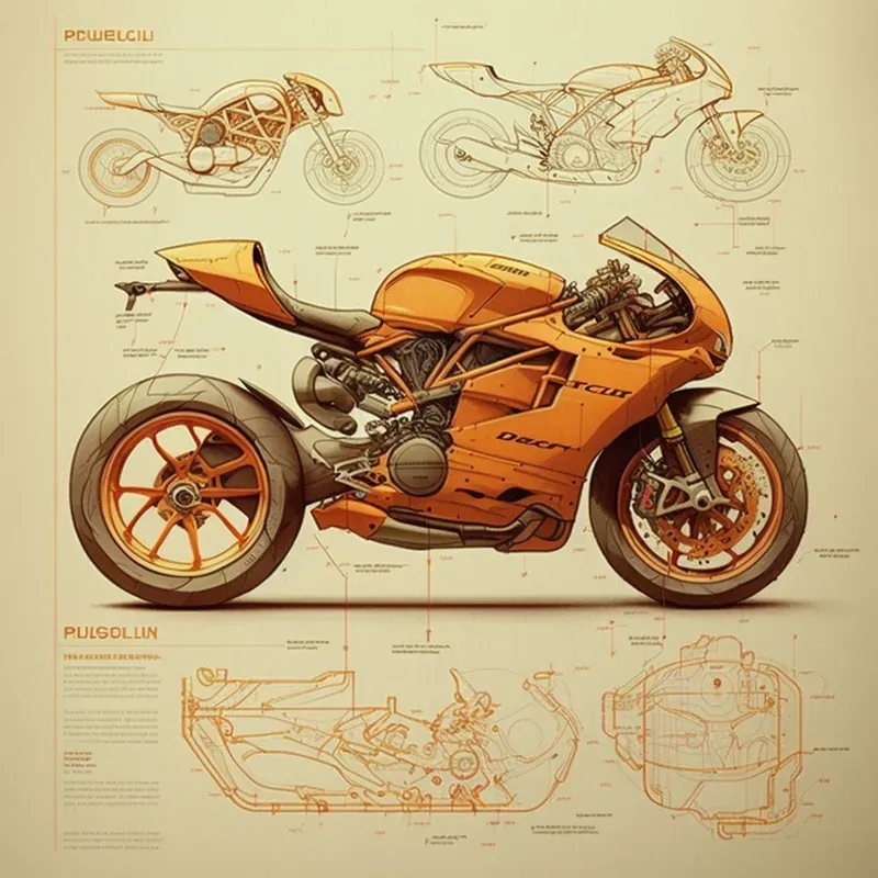 Simple Technical Drawings Midjourney Prompt | PromptBase