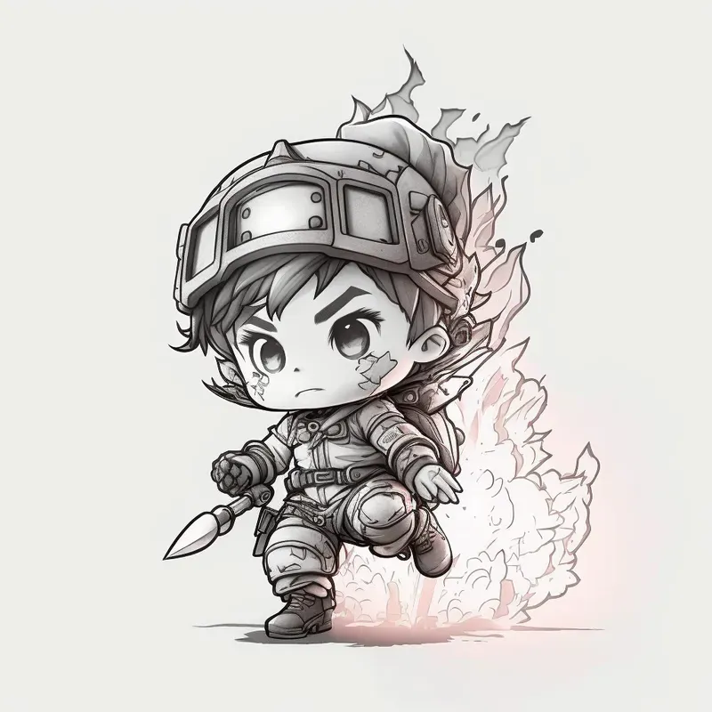 Fantasy Chibi Characters Illustrations Midjourney Prompt | PromptBase