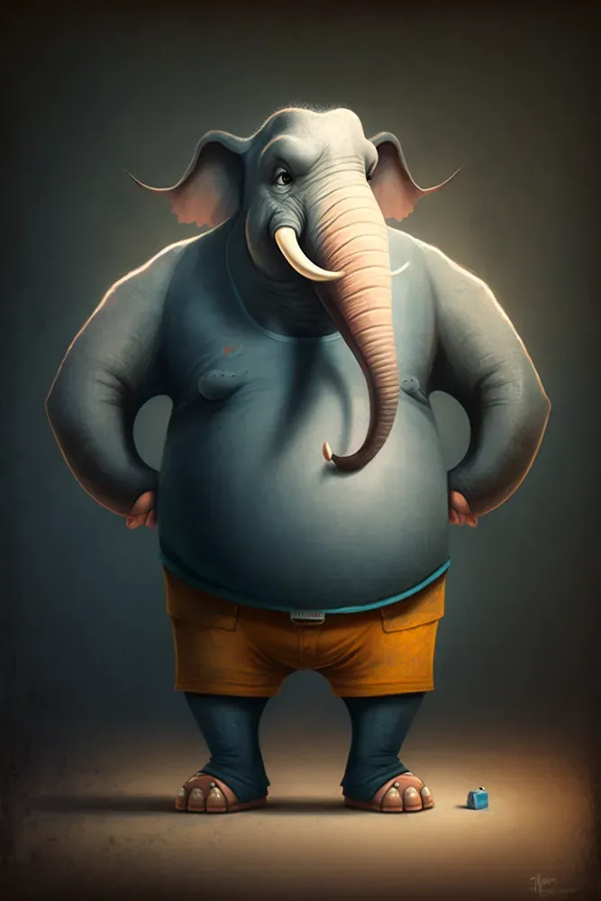 Awesome Colorful Human Animal Characters Midjourney Prompt | PromptBase