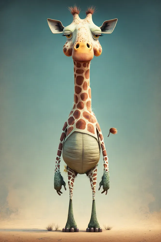 Awesome Colorful Human Animal Characters Midjourney Prompt | PromptBase