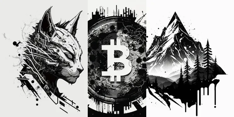 Minimal Bw Japanese Cyberpunk Logos Midjourney Prompt | PromptBase