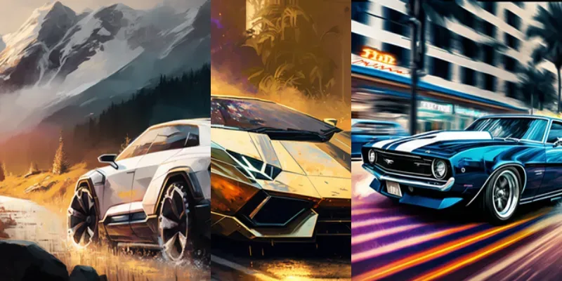 Premium Stylistic Car Design Bundle | PromptBase