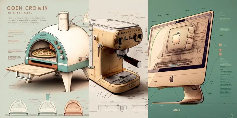 Simple Technical Drawings Midjourney Prompt | PromptBase
