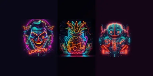 Simple Neon Signs Midjourney Prompt | PromptBase