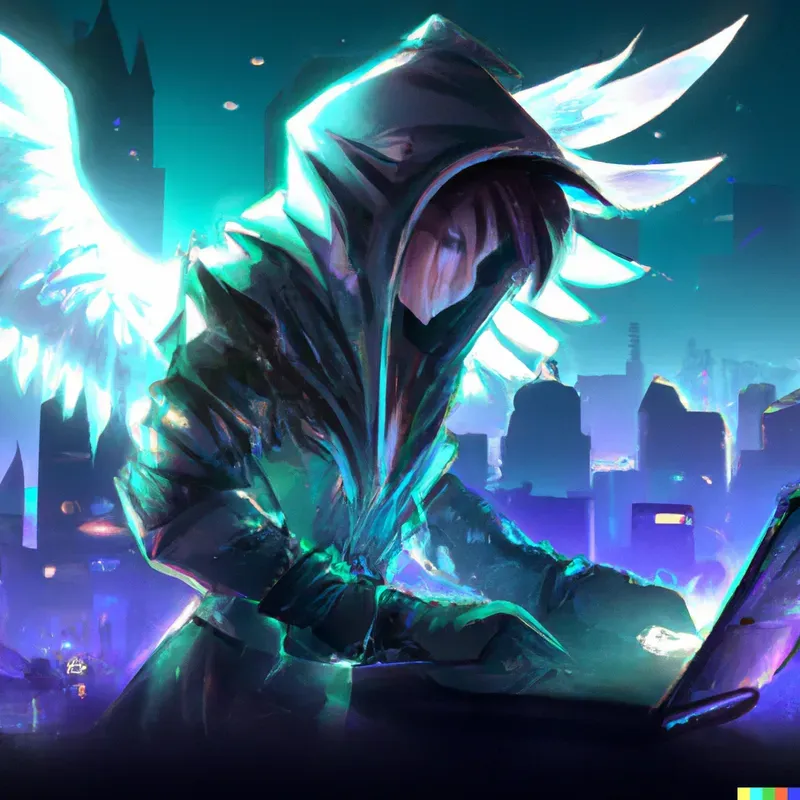 Angel Hacker Avatars DALL·E Prompt | PromptBase