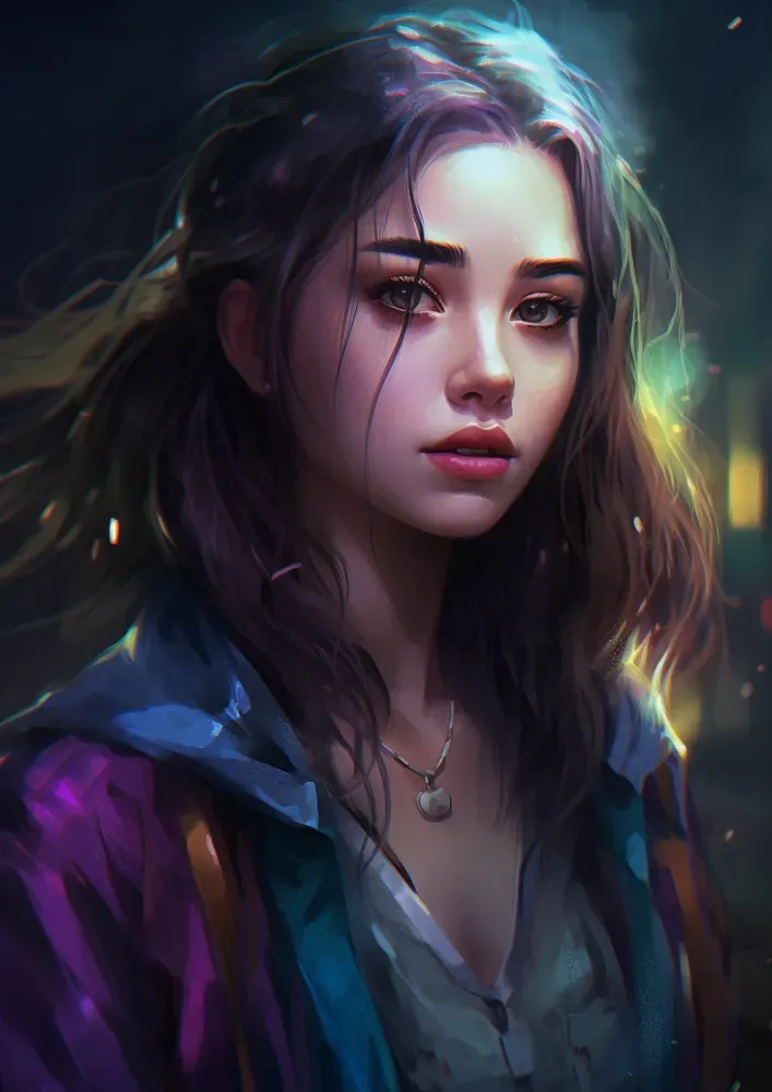 Mythical Hyperrealistic Anime Portraits Midjourney Prompt | PromptBase