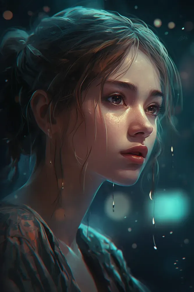 Mythical Hyperrealistic Anime Portraits Midjourney Prompt | PromptBase