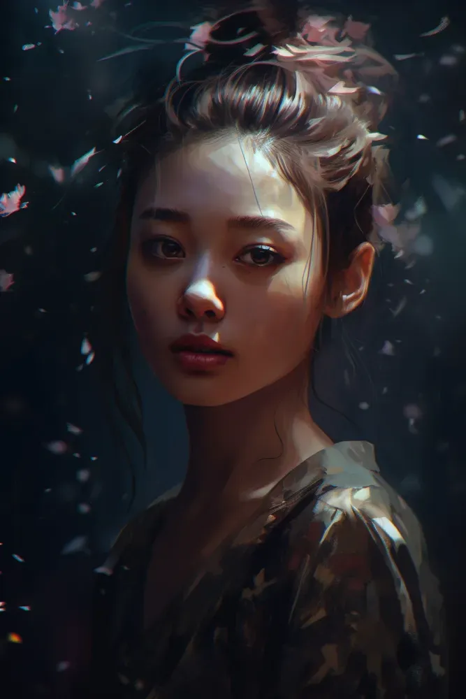 Mythical Hyperrealistic Anime Portraits Midjourney Prompt | PromptBase