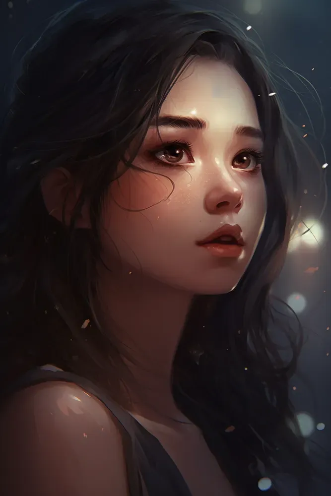 Mythical Hyperrealistic Anime Portraits Midjourney Prompt | PromptBase