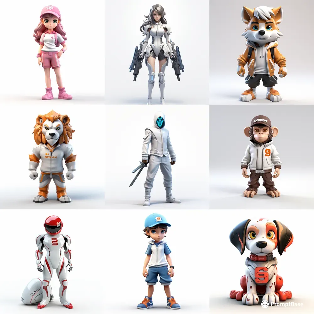Cool 3D Avatar Characters Midjourney Prompt | PromptBase