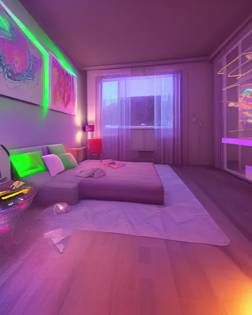 Aesthetic Lights Interior Design Stable Diffusion Prompt | PromptBase