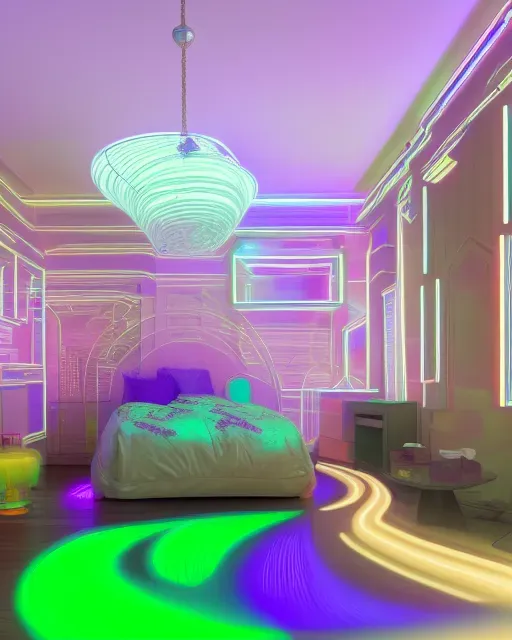 Aesthetic Lights Interior Design Stable Diffusion Prompt | PromptBase