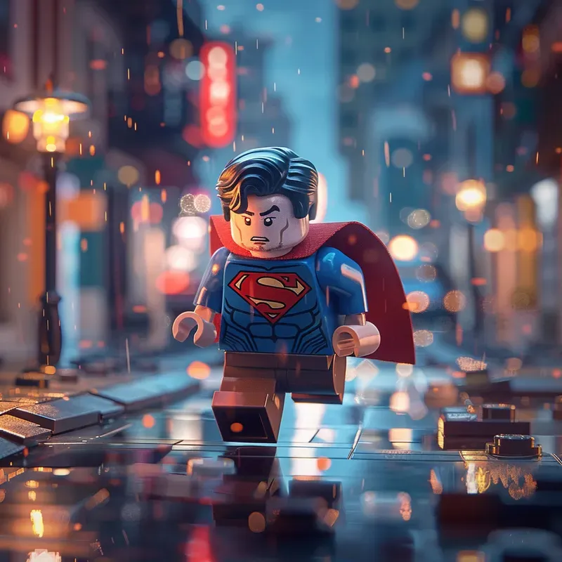 Cinematic Classic Lego Character Figures Midjourney Prompt | PromptBase