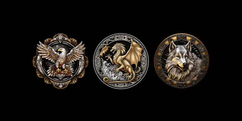 Animals Emblems Generator App | PromptBase