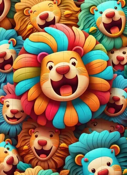 Colorful Animal Patterns Midjourney Prompt | PromptBase