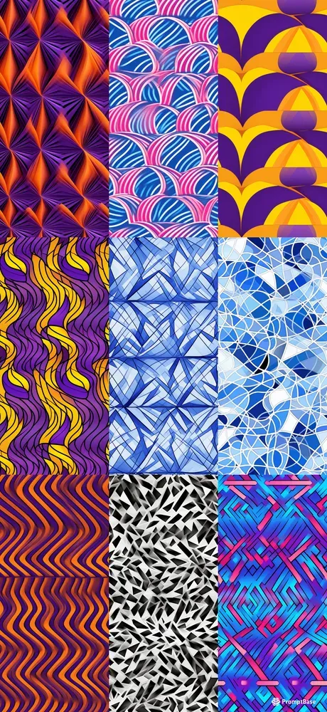 Geometric Tessellation Patterns Midjourney Prompt | PromptBase