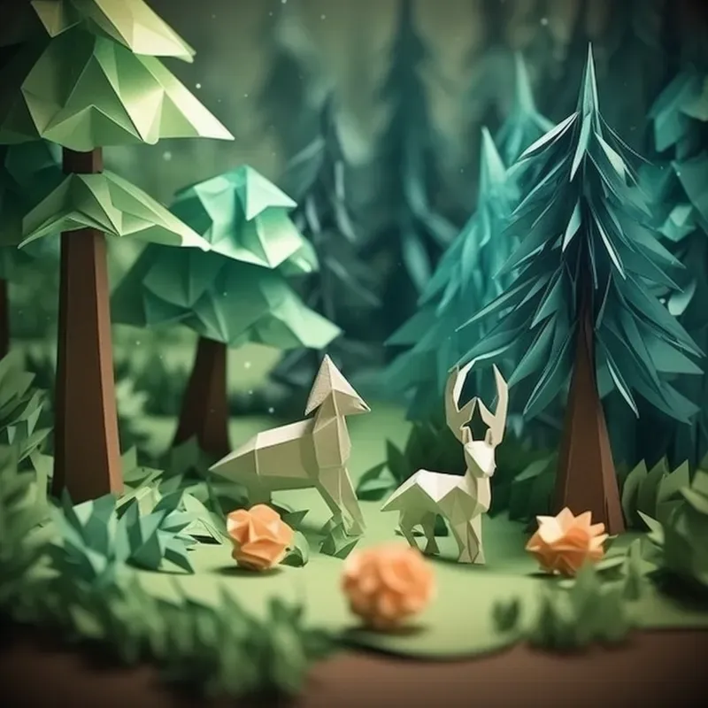 Realistic Papercraft Animals And Cos Midjourney Prompt | PromptBase