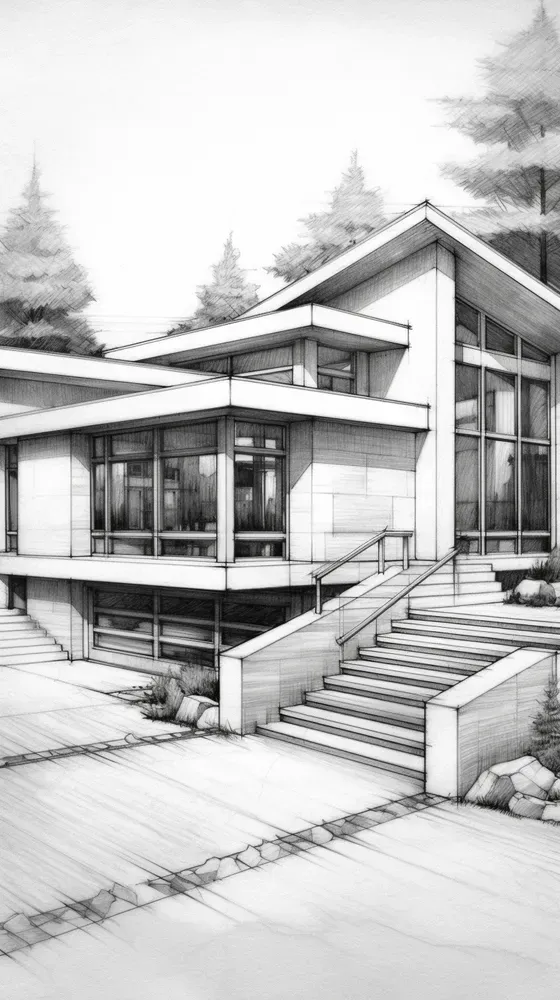 Architectural Drawings Midjourney Prompt | PromptBase