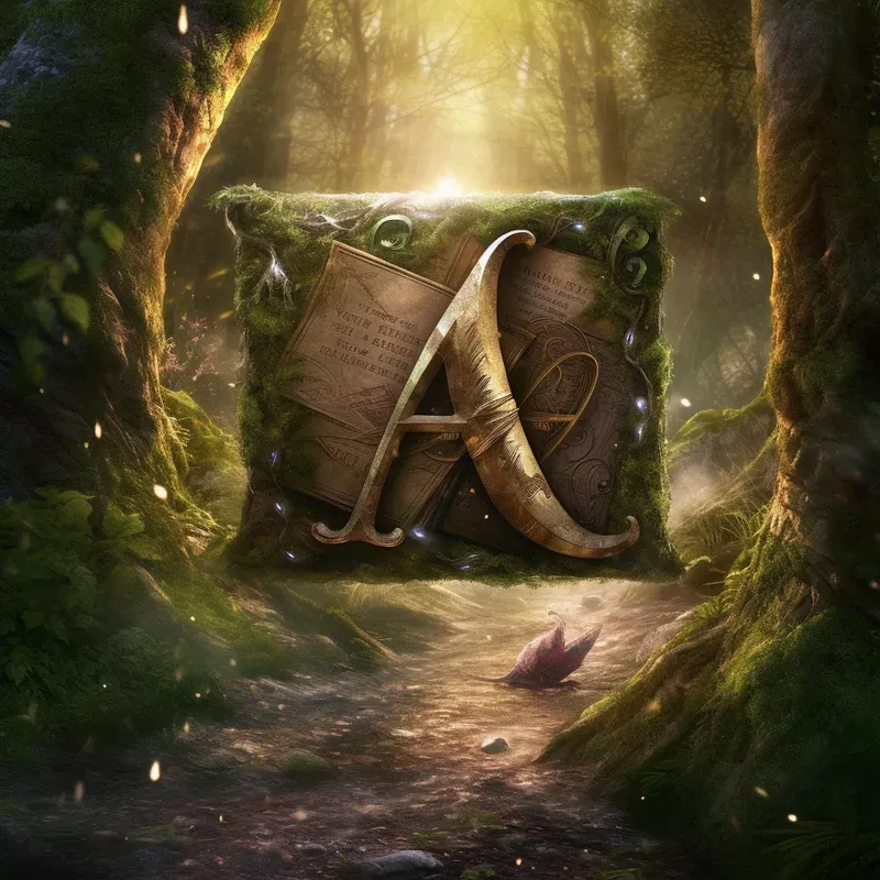 Magical Book Cover Letters Midjourney Prompt | PromptBase