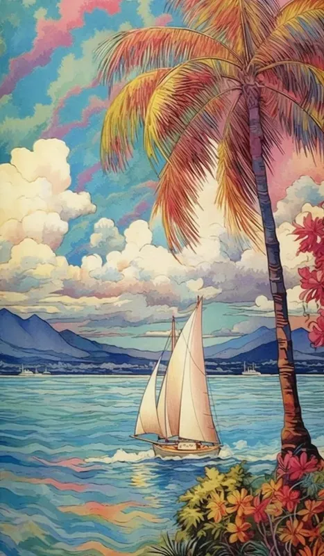 Volumetric Drawings In Oil And Watercolor Midjourney Prompt | PromptBase