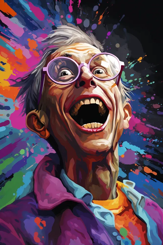 Crazy Famous People Art Midjourney Prompt | PromptBase