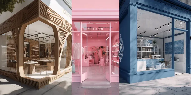 Store Front Designs Midjourney Prompt | PromptBase