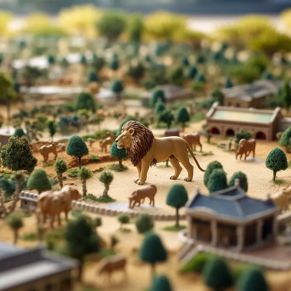 Miniature Safari Parks Midjourney Prompt | PromptBase