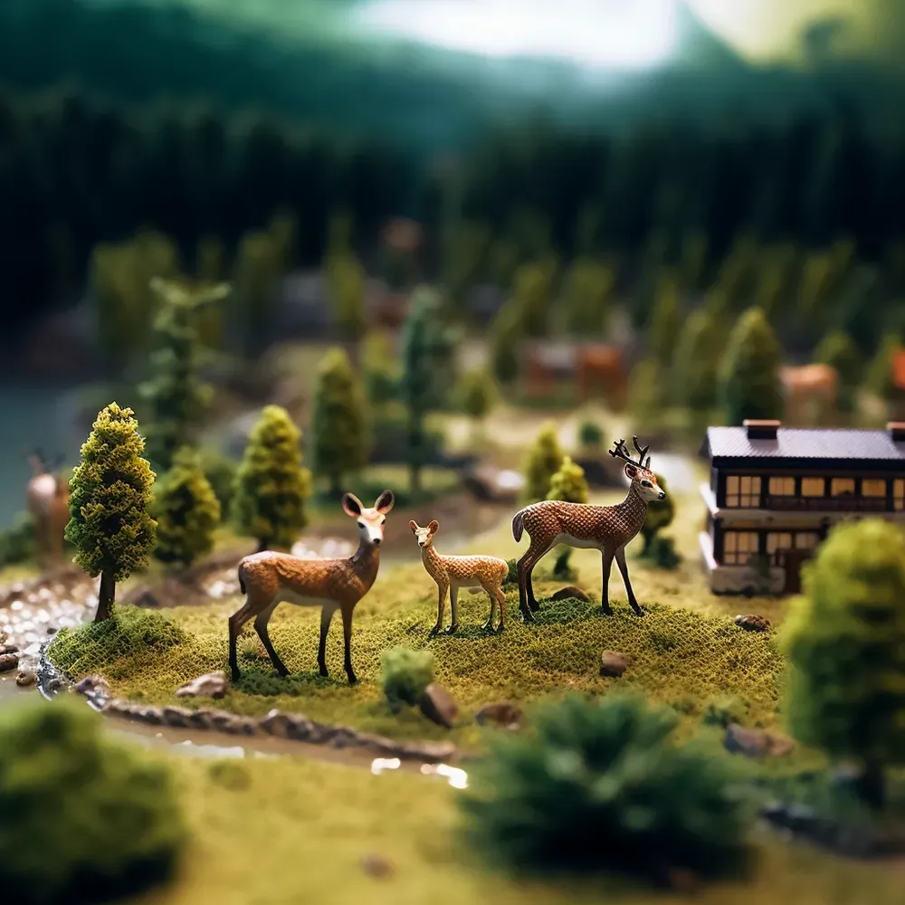 Miniature Safari Parks Midjourney Prompt | PromptBase