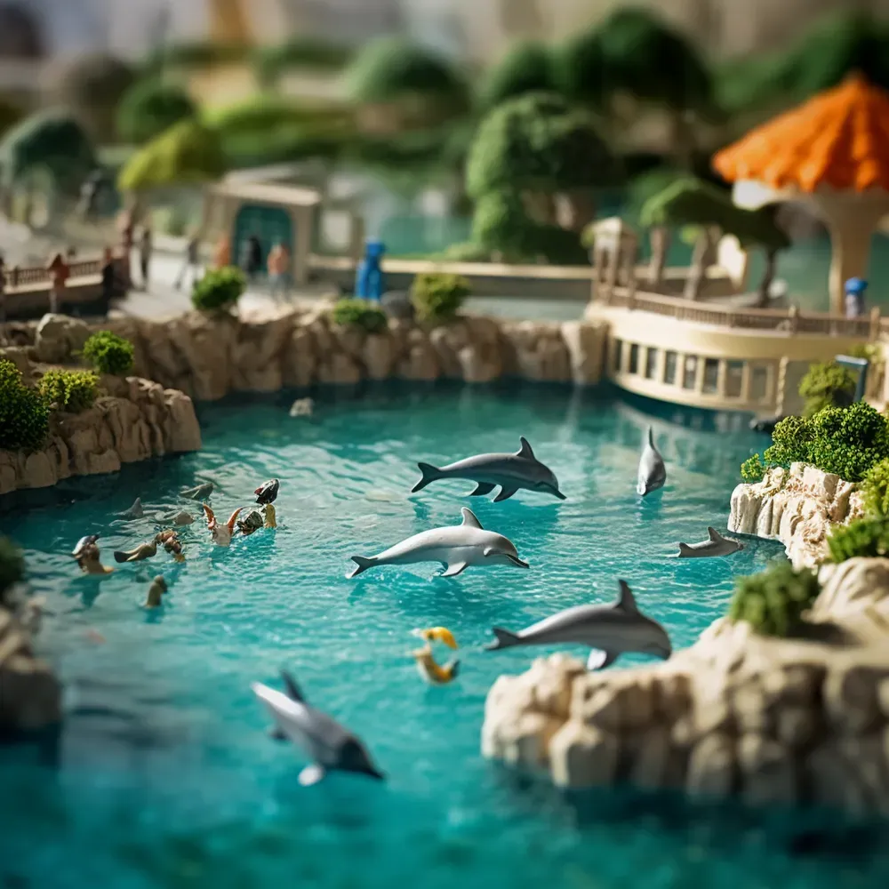 Miniature Safari Parks Midjourney Prompt | PromptBase