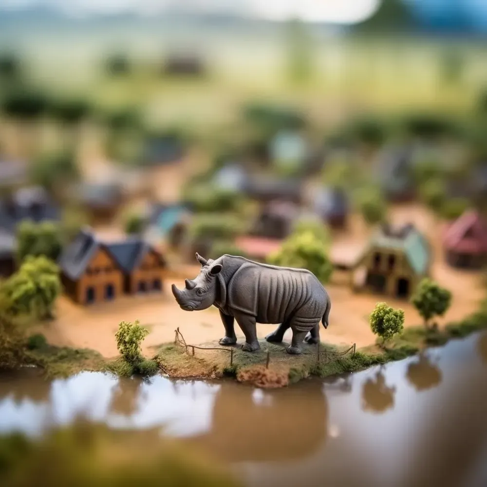 Miniature Safari Parks Midjourney Prompt | PromptBase