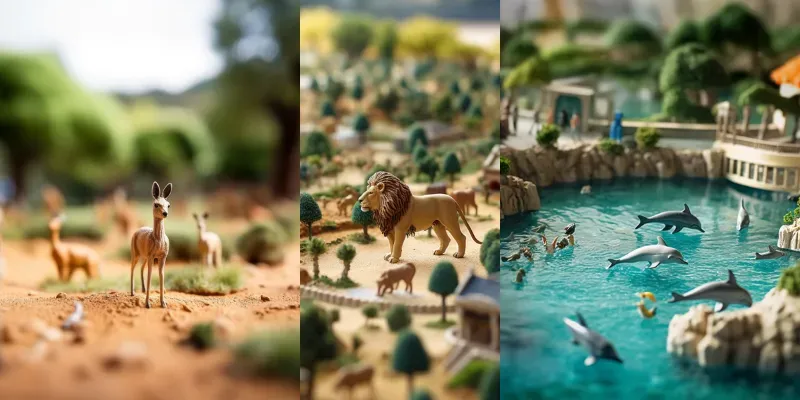 Miniature Safari Parks Midjourney Prompt | PromptBase