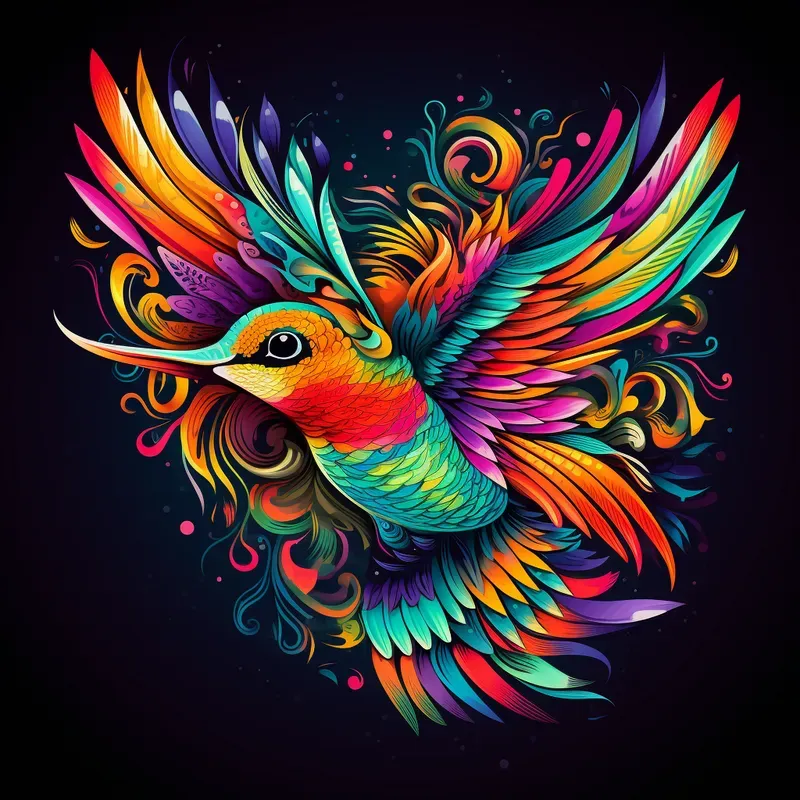 Psychedelic Animal Art Midjourney Prompt | PromptBase