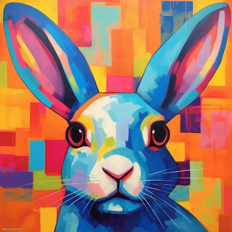 Abstract Creatures In A Pop Art Style Midjourney Prompt | PromptBase