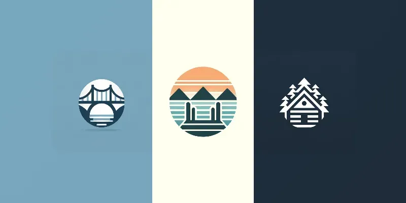 Minimalist Object Logos DALL·E Prompt | PromptBase