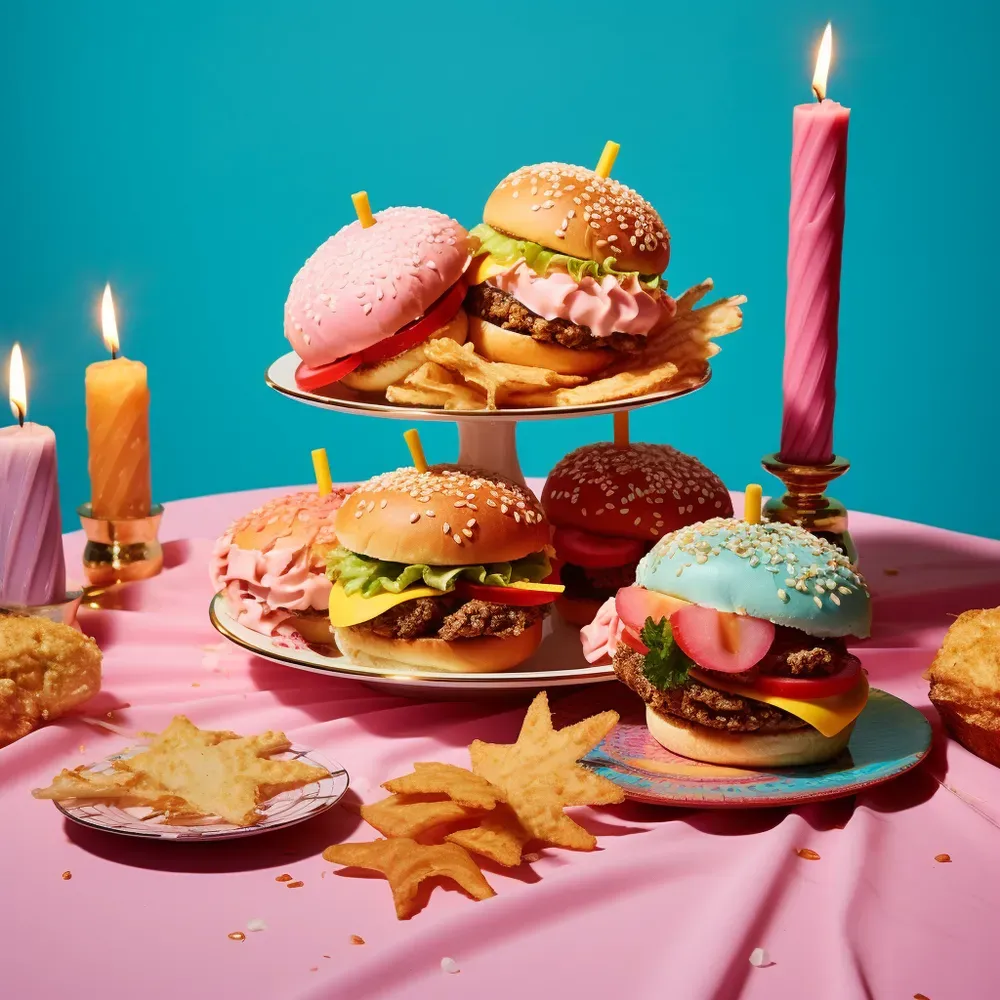 Aesthetic Fast Food Still Lifes Midjourney Prompt | PromptBase