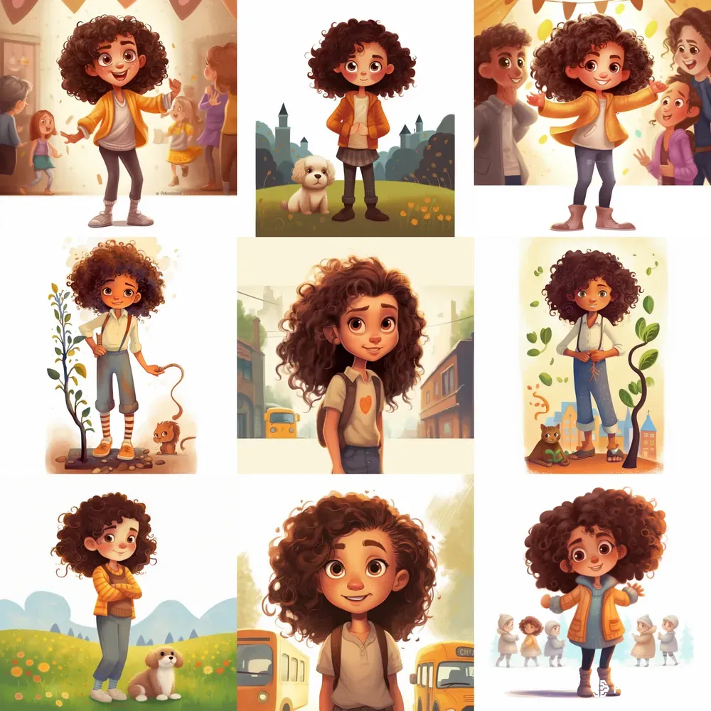 Consistent Characters For Childrens Books Midjourney Prompt | PromptBase