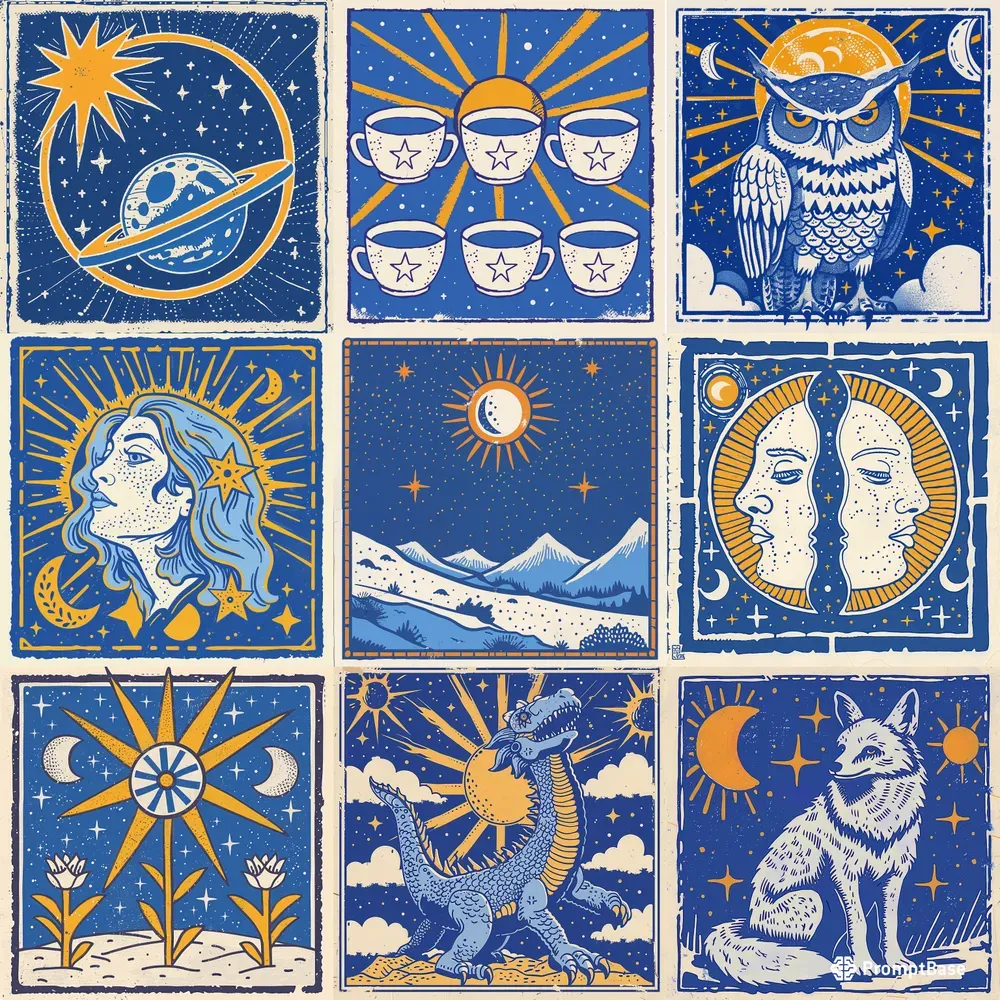 Elegant Cosmic Art Prints Midjourney Prompt | PromptBase