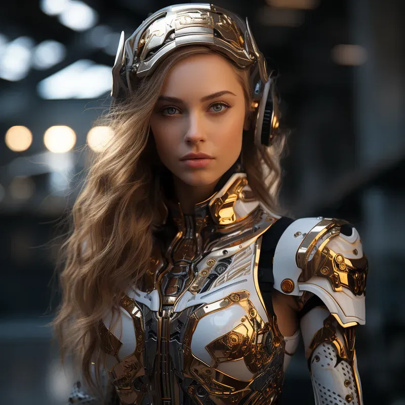 Stunningly Beautiful Female Type Androids Midjourney Prompt | PromptBase