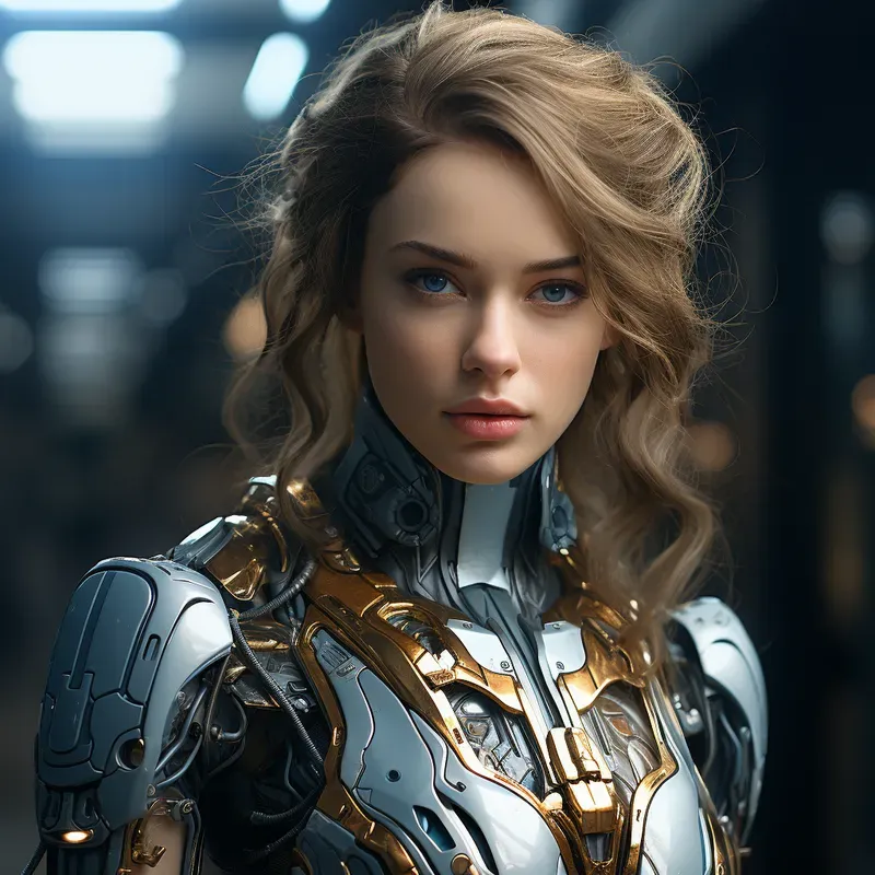 Stunningly Beautiful Female Type Androids Midjourney Prompt | PromptBase