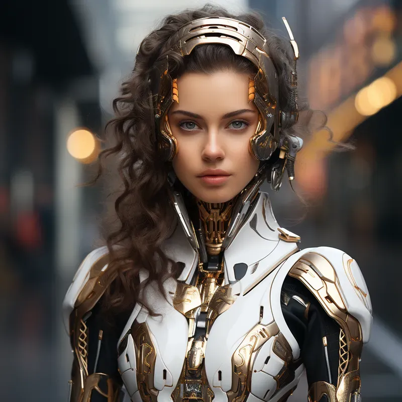 Stunningly Beautiful Female Type Androids Midjourney Prompt | PromptBase