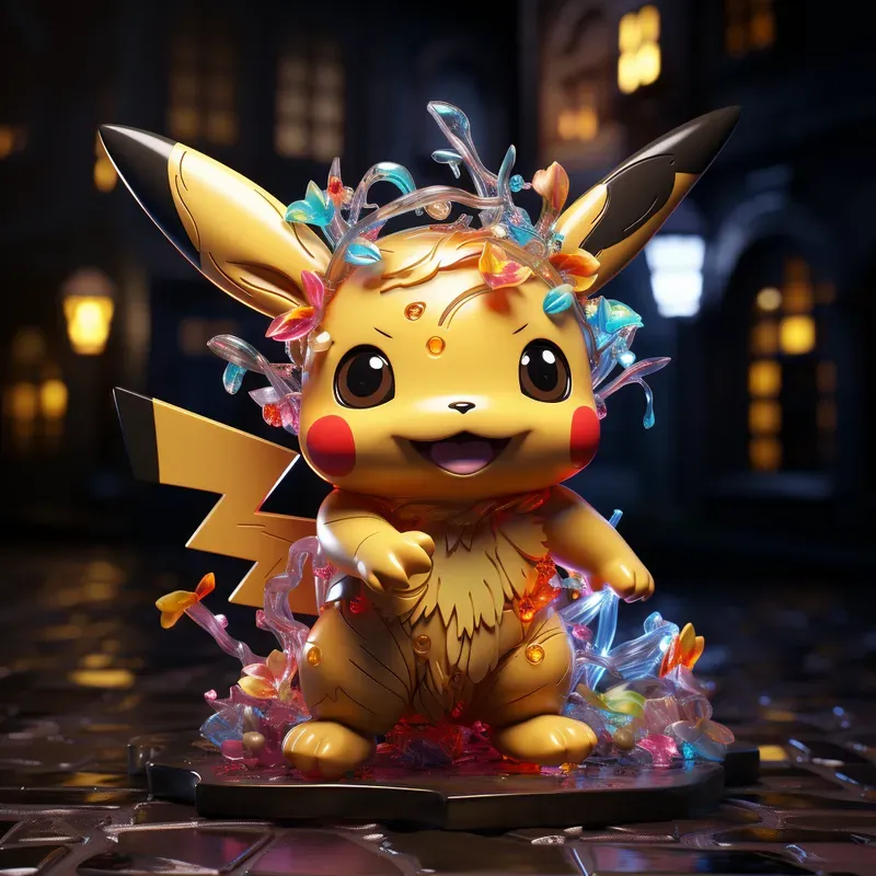 Disney Style Cute Colorful Neon Characters Midjourney Prompt | PromptBase