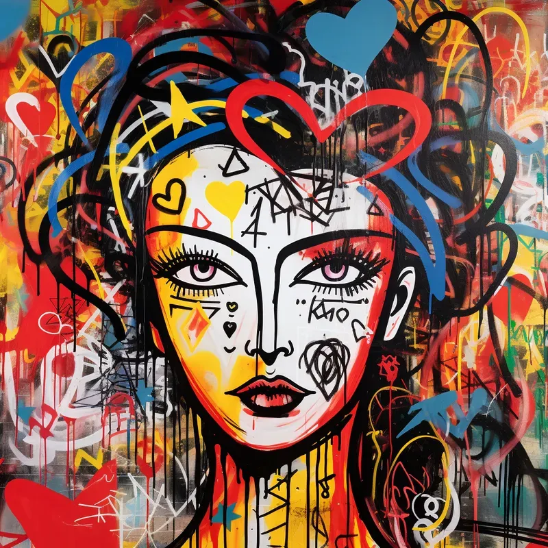 Weird Doodle Graffiti Neo Expressionisms Midjourney Prompt | PromptBase