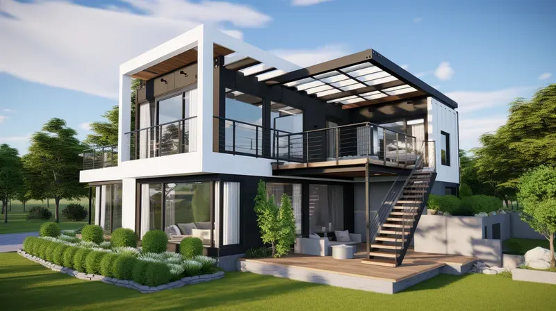 Container Architectures Midjourney Prompt | PromptBase