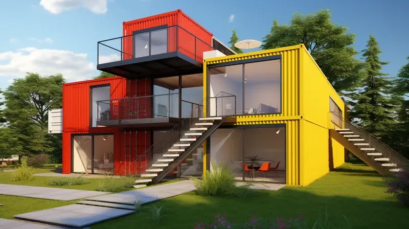 Container Architectures Midjourney Prompt | PromptBase