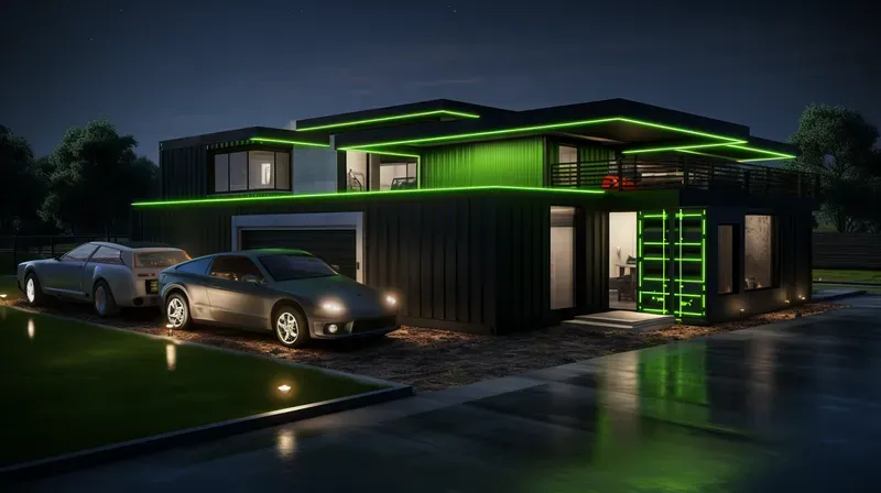 Container Architectures Midjourney Prompt | PromptBase