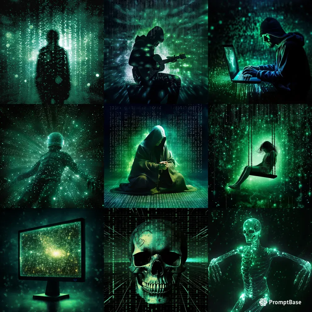 Matrix Art Midjourney Prompt | PromptBase