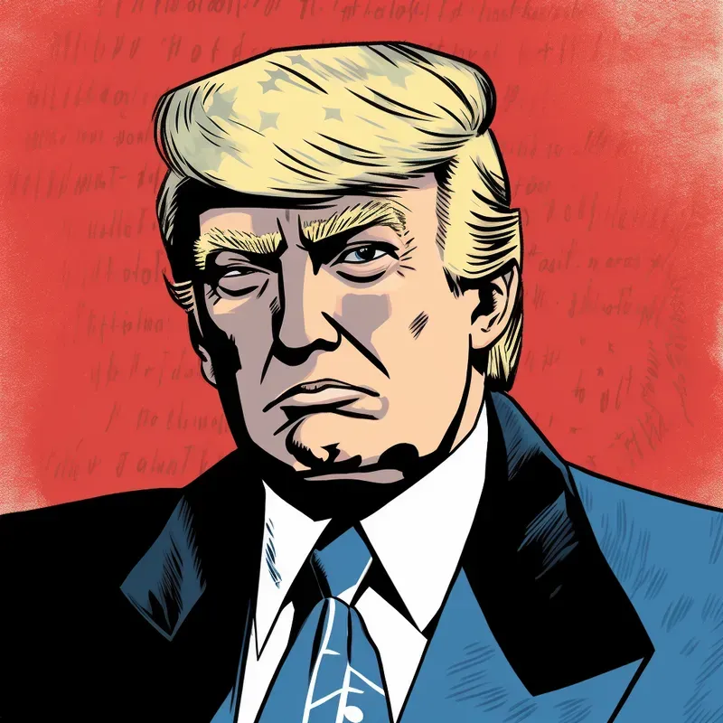 Famous People In Comics Midjourney Prompt | PromptBase