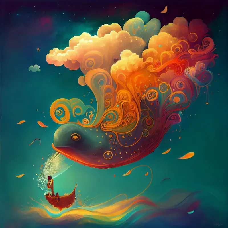 Dixit-inspired Illustrations Midjourney Prompt | PromptBase