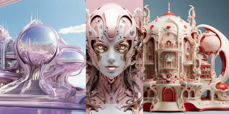 Rococo Scifi Pastel Artworks Leonardo Ai Prompt | PromptBase