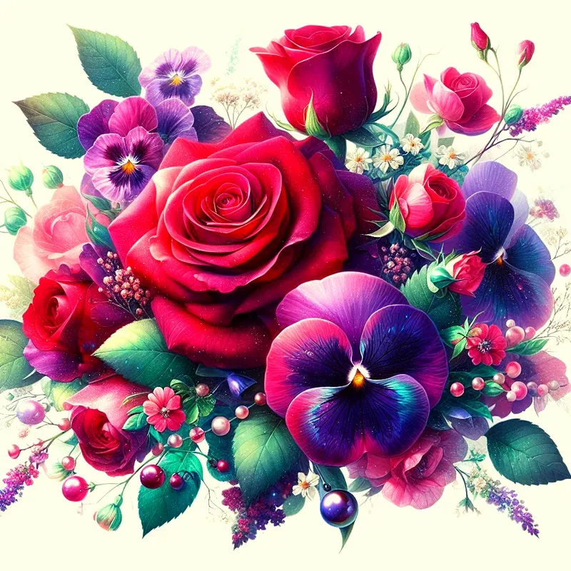 Fanciful Flower Bouquets DALL·E Prompt | PromptBase